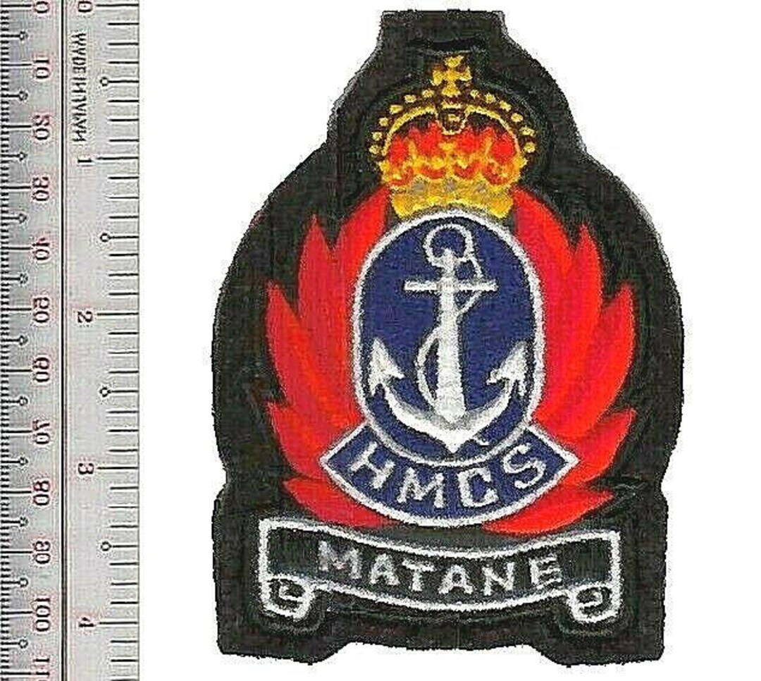 Canada Royal Canadian Navy RCN WWII HMCS Matane K- 444 Frigate River ...