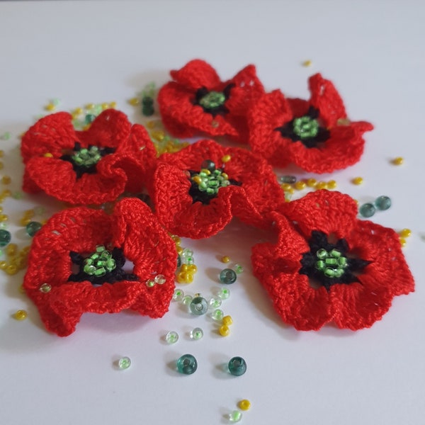 Poppy Applique - Etsy
