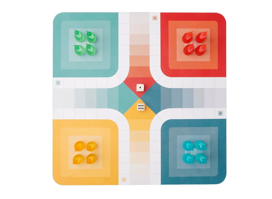 Premium Ludo Board Game | Traditional Ludo | Travel Board Game Set ...