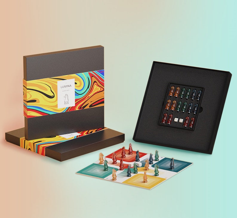 Premium Ludo Board Game | Traditional Ludo | Travel Board Game Set ...