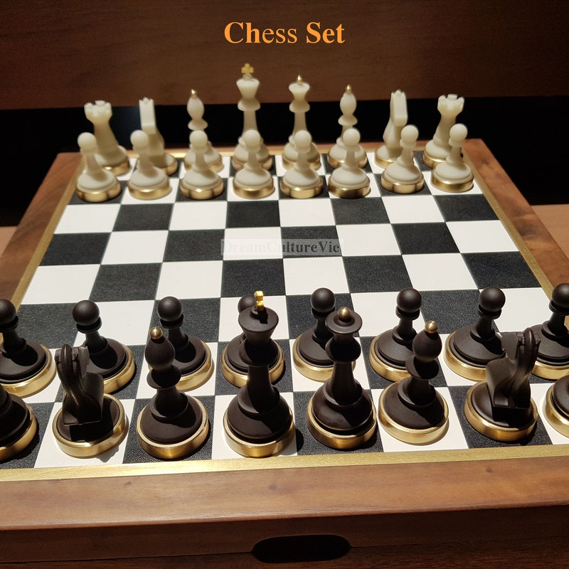 Modern Chess Set - Etsy