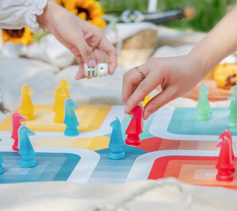 Premium Ludo Board Game | Traditional Ludo | Travel Board Game Set ...