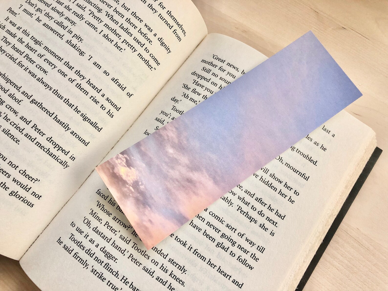 Clouds Bookmark Set, Matte (set of Two) | Book Lover Gift - Etsy
