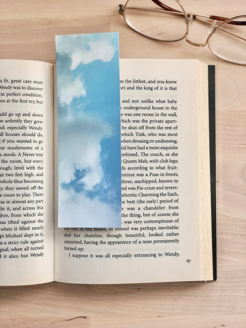 Clouds Bookmark Set, Matte (set of Two) | Book Lover Gift - Etsy