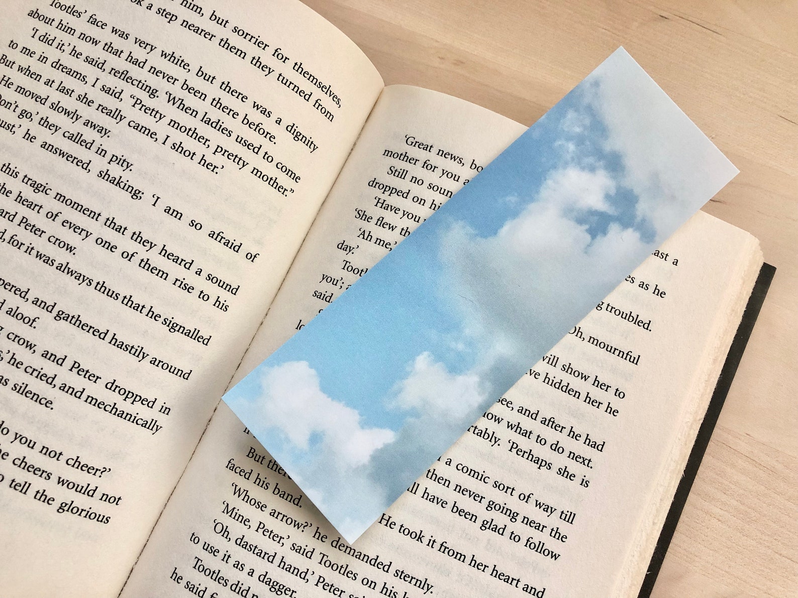 Clouds Bookmark Set, Matte (set of Two) | Book Lover Gift - Etsy