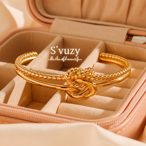 Gold Knot Bracelet - Etsy