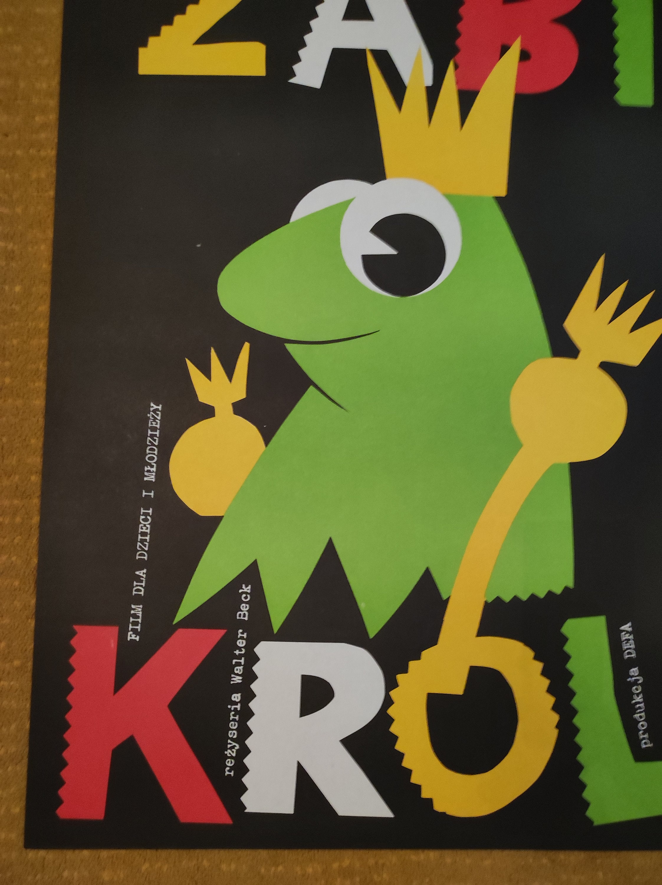 Poster Movie Poster FROG Prince WALTER BECK - Jakub Erol 1988 Year - Etsy