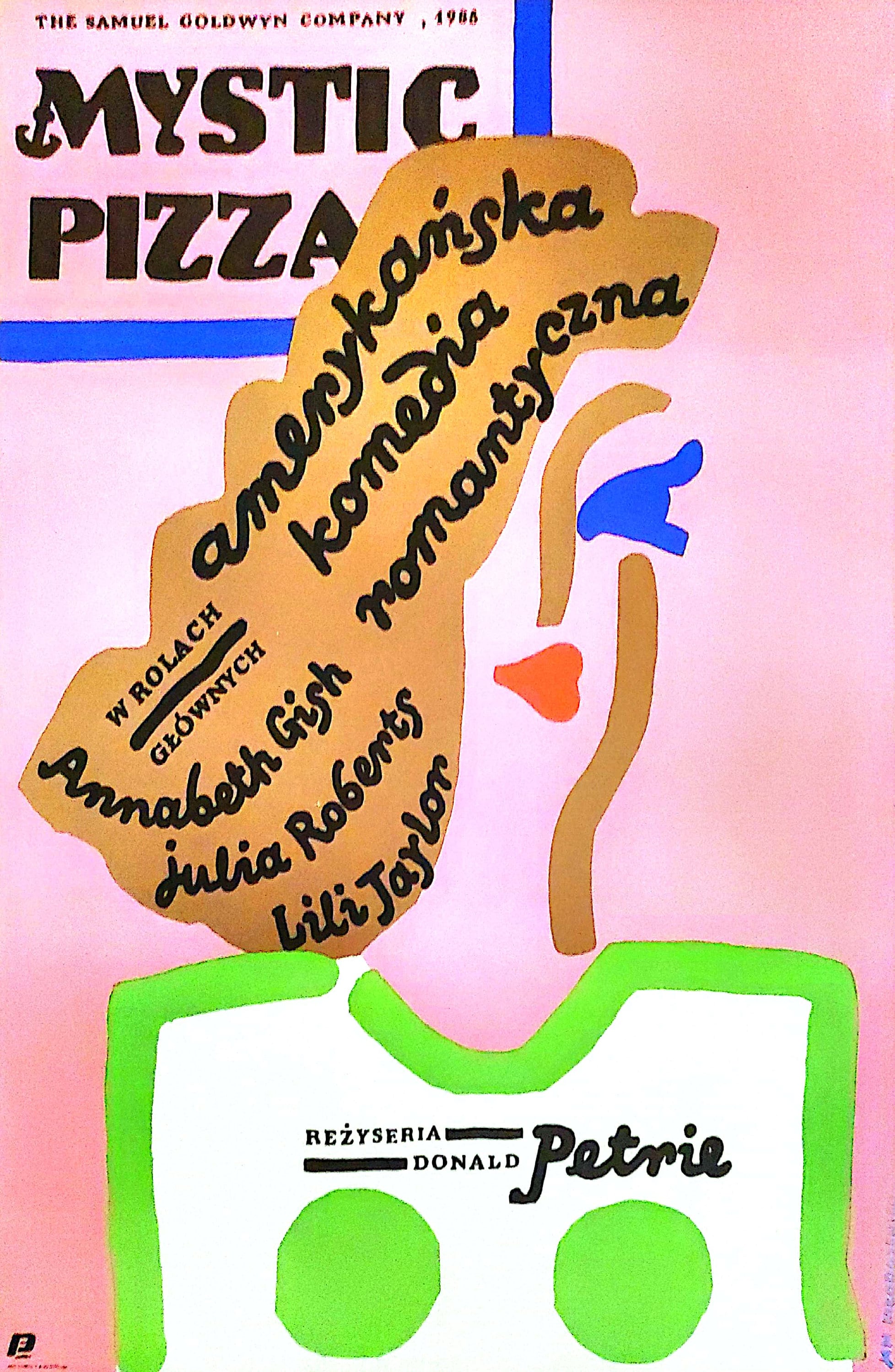 Mystic Pizza ORIGINAL 1988 Vintage Polish Movie Poster - Julia Roberts ...