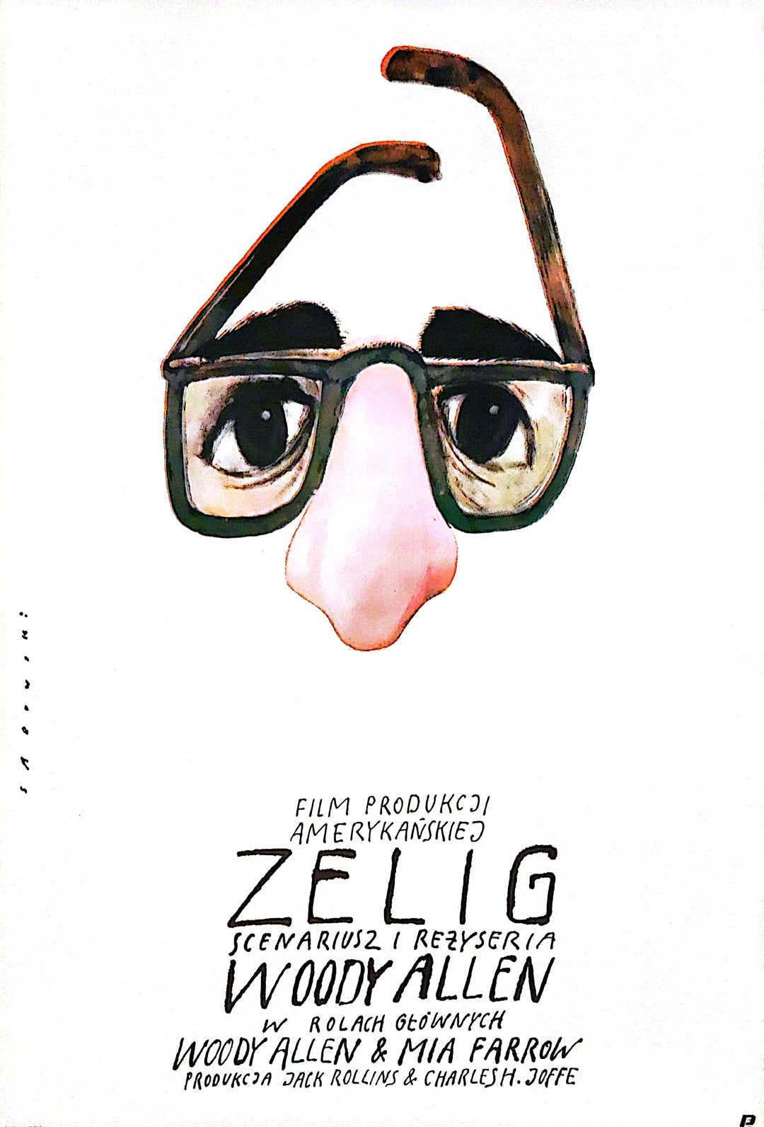 Zelig Polish Movie Poster Designer: Wiktor Sadowski Original Polish ...