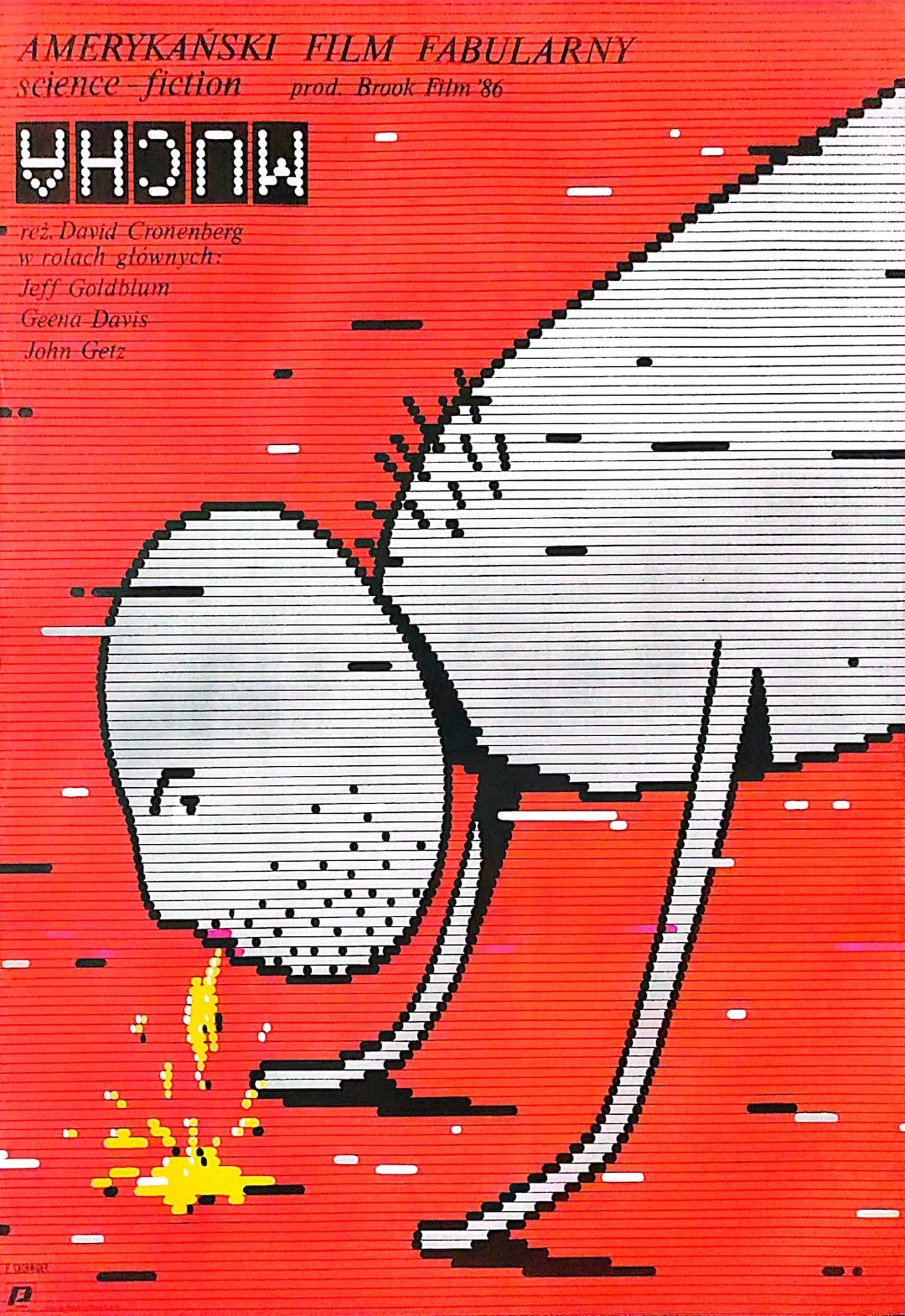 The Fly - Mucha, Polish Movie Poster Amazing Poster No Reprint Year ...