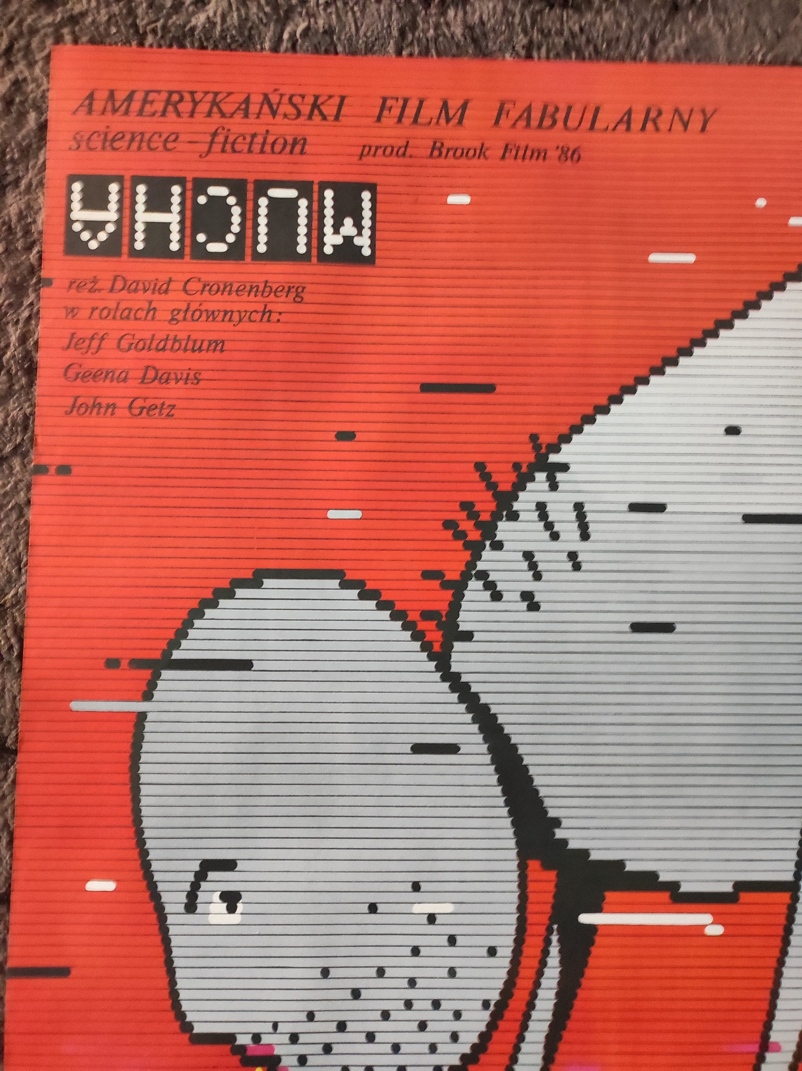 The Fly - Mucha, Polish Movie Poster Amazing Poster No Reprint Year ...