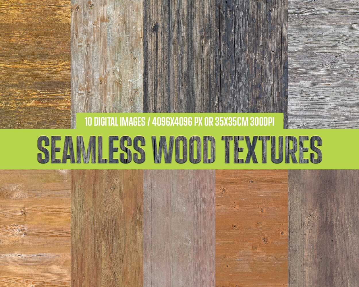 Seamless Wood Textures Digital Paper Rustic Wood Digital - Etsy
