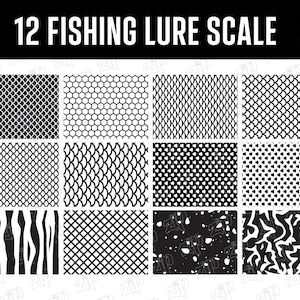 Fishing Lure Scale SVG, Fishing Lure Pattern SVG, Fishing Lure Tumbler ...