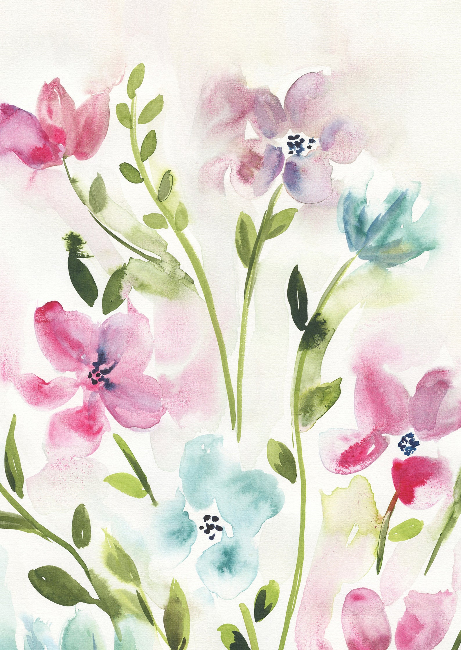 Floral Spring Print - Etsy UK