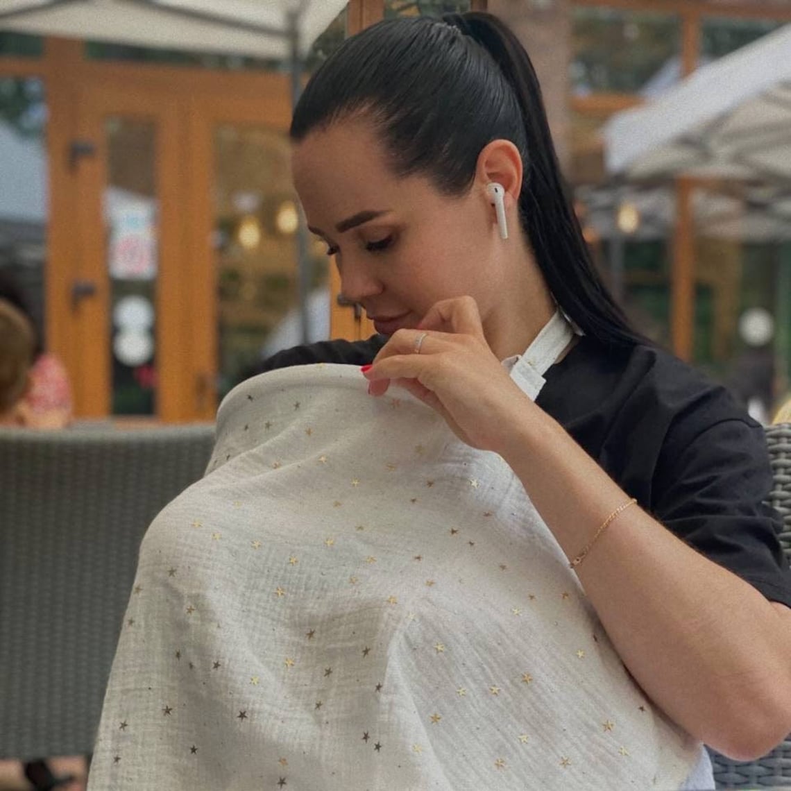 Muslin Nursing Cover, Breastfeeding, Pregnancy Nursing Gift, Nursing ...