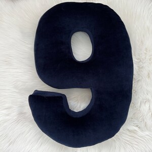 Set 69 Velour Number Pillow: Custom Monogram Decorative Cushion - Etsy