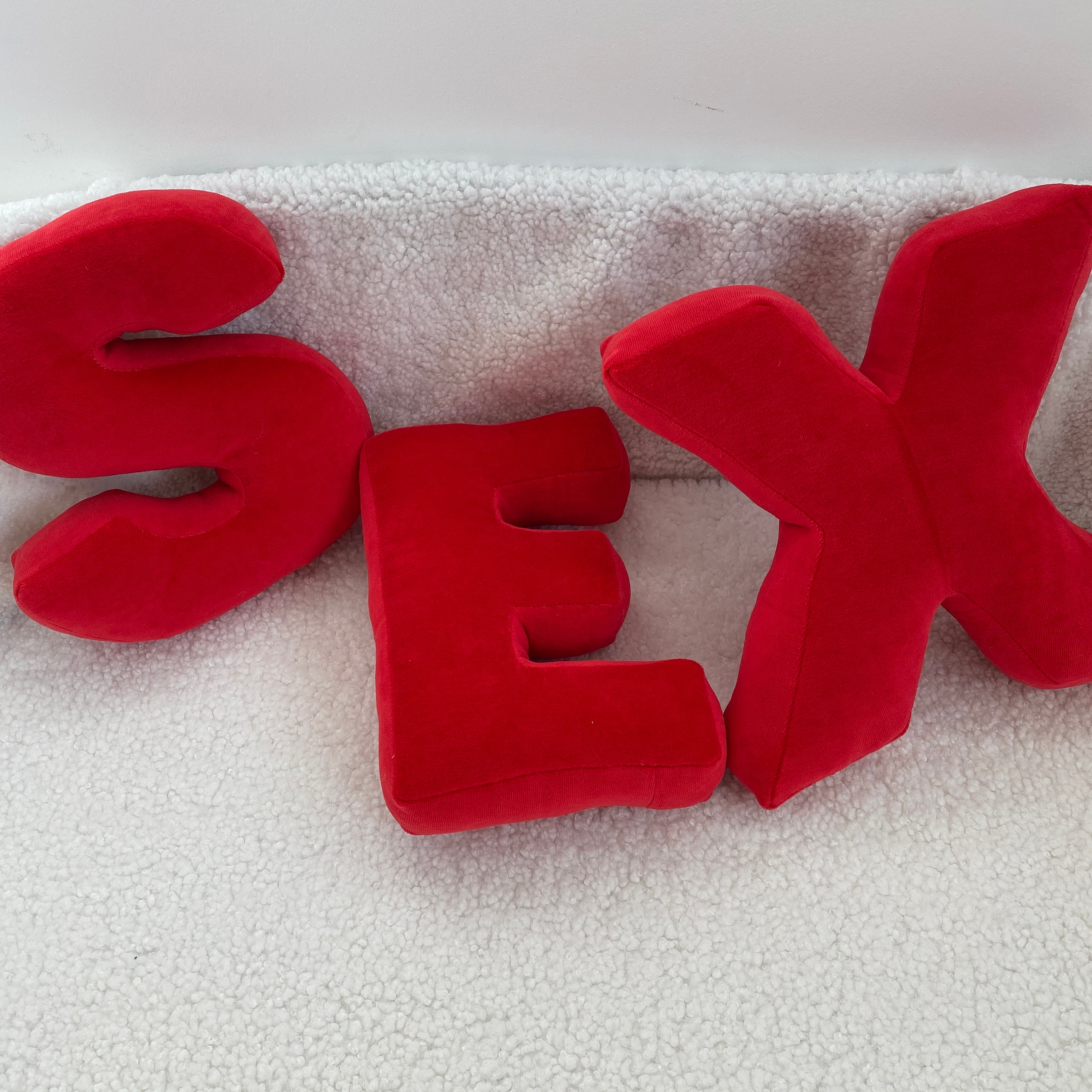 Fabric Letters Decoration, Decorative Pillow, Sofa Décor, Personalized ...