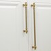 Gold Knurled T-bar Solid Cabinet Handle, Premium and Elegant Kitchen ...
