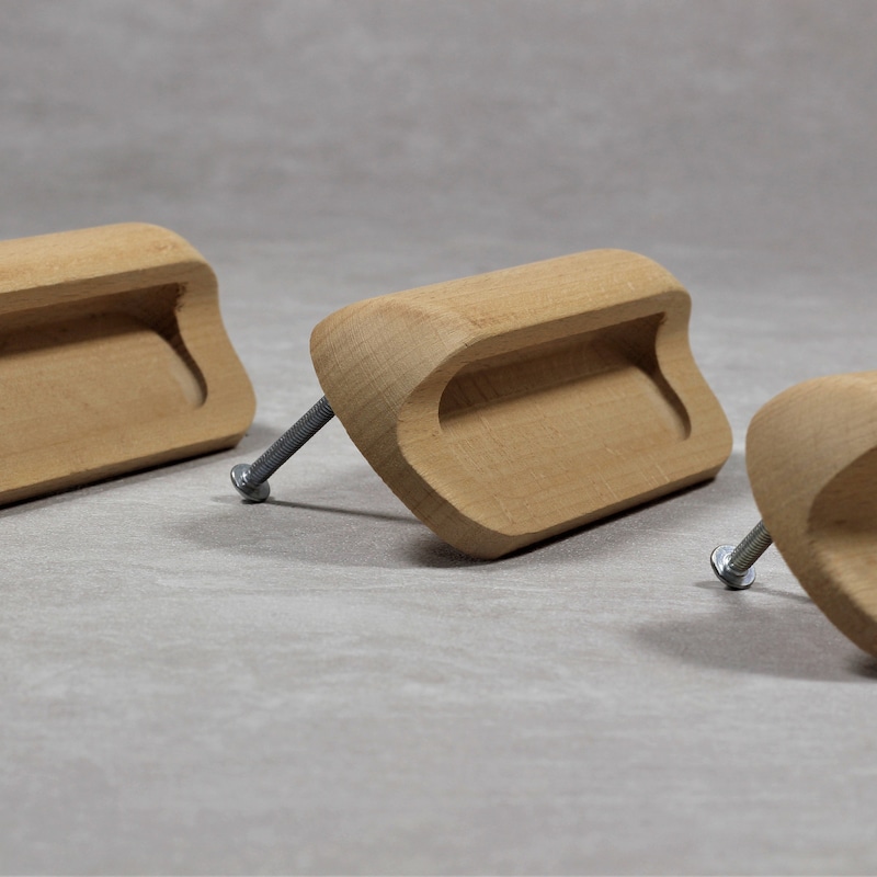 Wood Drawer Pulls - Etsy