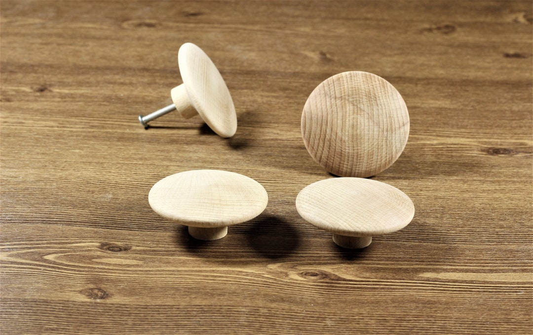 Unique Wooden Drawer Knobs, Simple and Minimalist Furniture Knobs ...