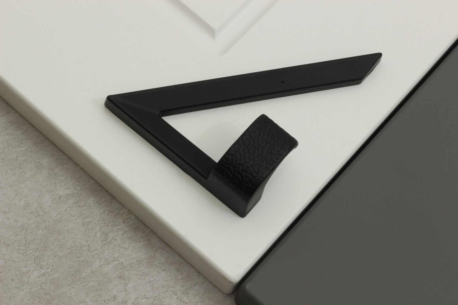 Gold Triangle Cabinet Pulls, Brushed Brass Drawer Pulls, Modern Dresser ...