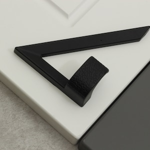 Gold Triangle Cabinet Pulls, Brushed Brass Drawer Pulls, Modern Dresser ...