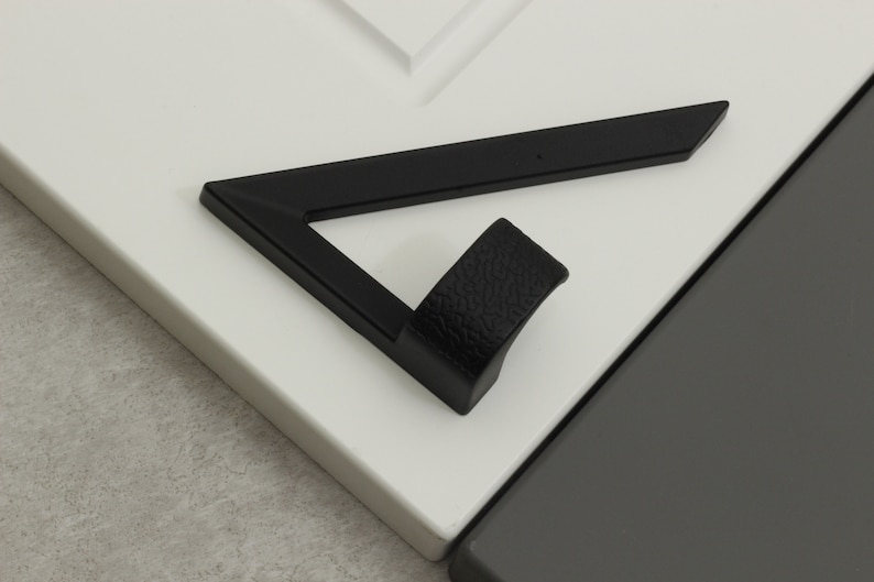 Gold Triangle Cabinet Pulls, Brushed Brass Drawer Pulls, Modern Dresser ...