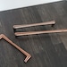Rose Gold Drawer Pulls Handles, Kitchen Gold Cabinet Hardware, Dresser ...