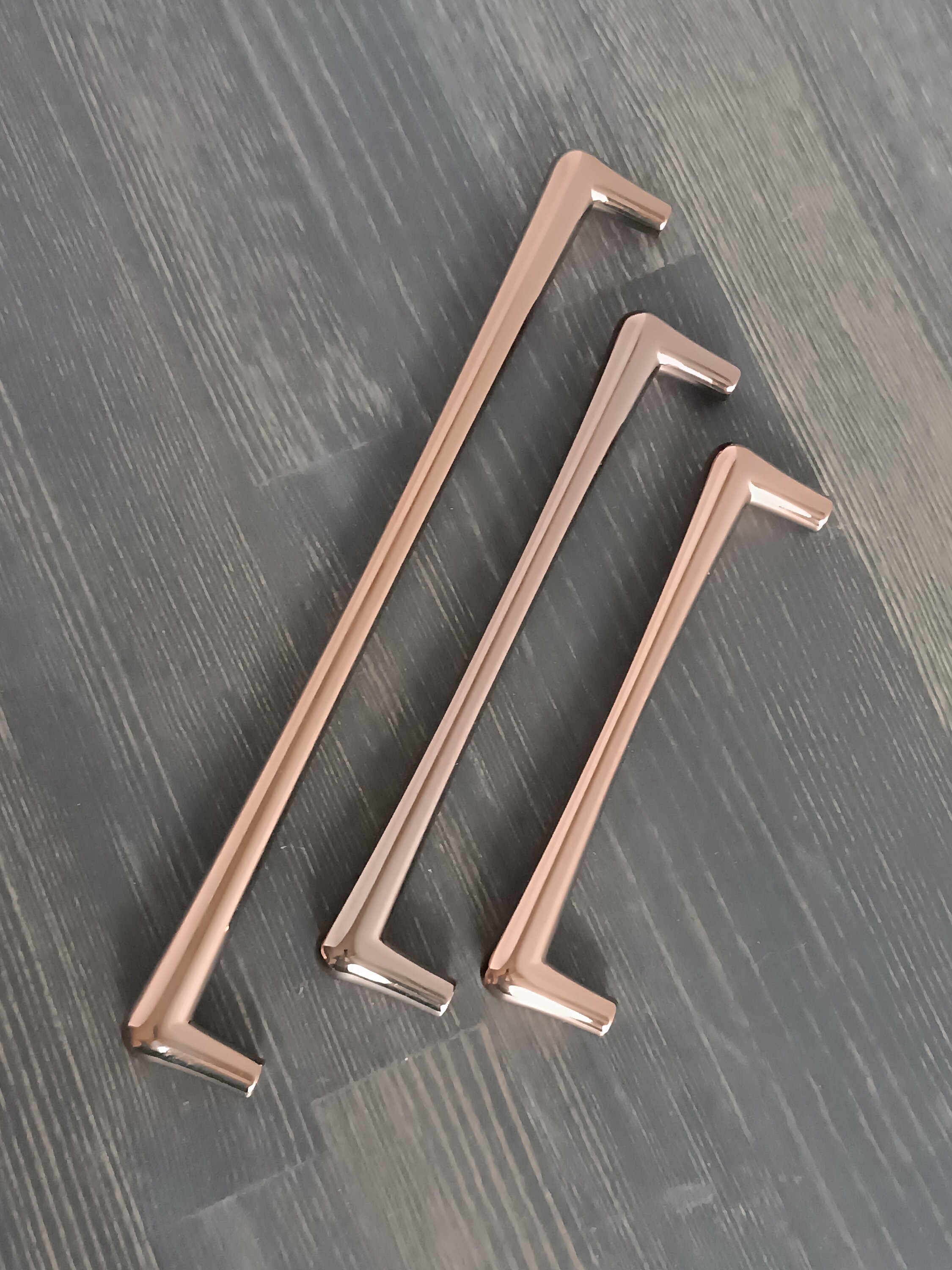 Slender Rose Gold Handles, Pulls for Cabinet, Modern Drawer Pulls ...