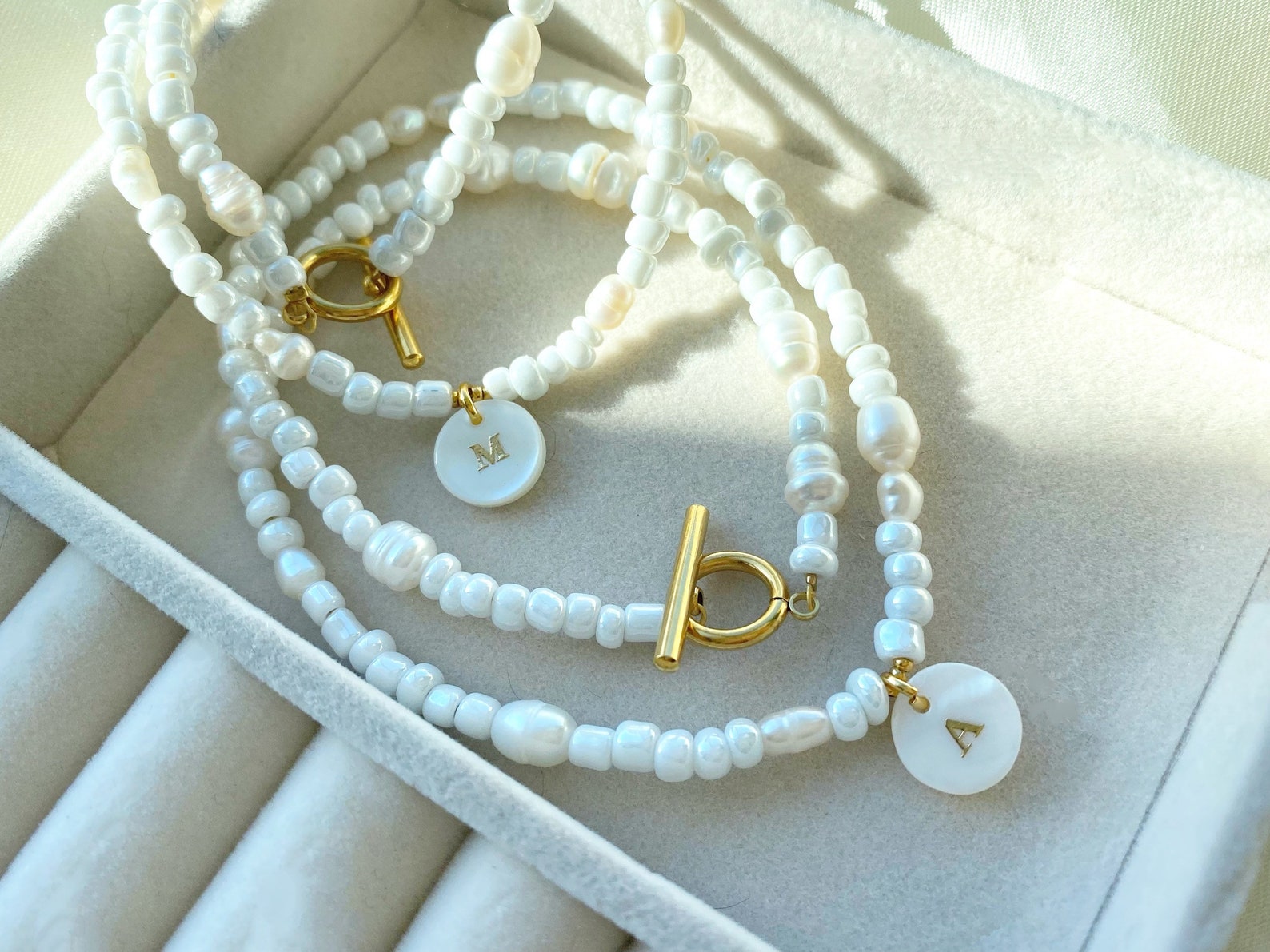 LETTER Chain - Etsy
