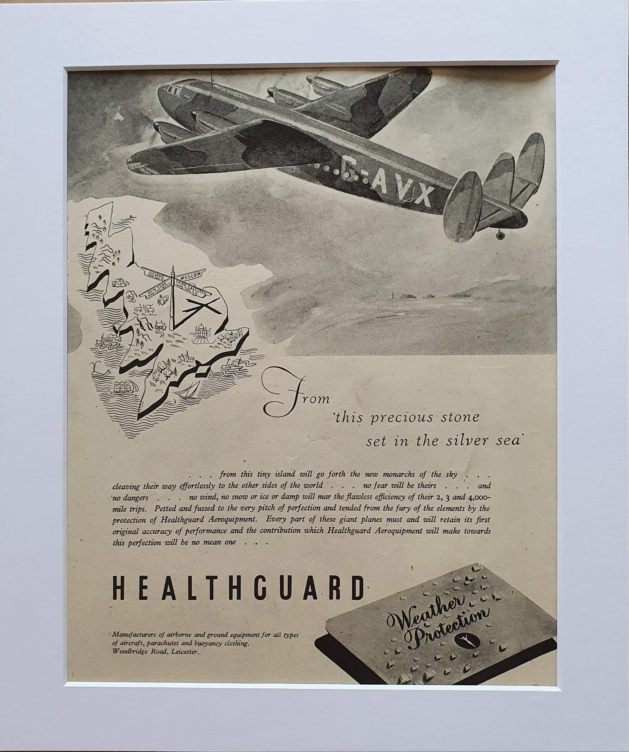 Vintage 1944 World War II Magazine Advertisement Healthguard 21st ...