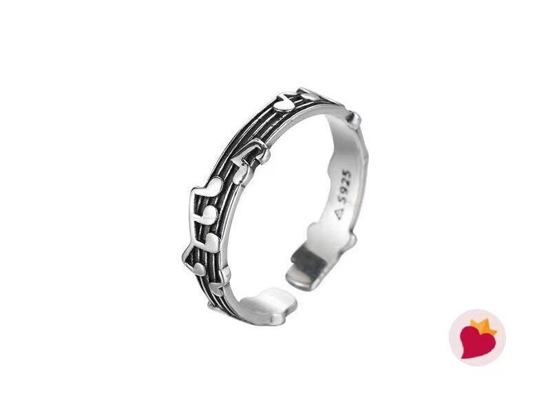 Musical Note Rings Gift for Couplevalentine's Day - Etsy