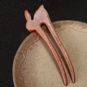 Adorable Rabbit With Wooden Hairpin,gift for Girls - Etsy