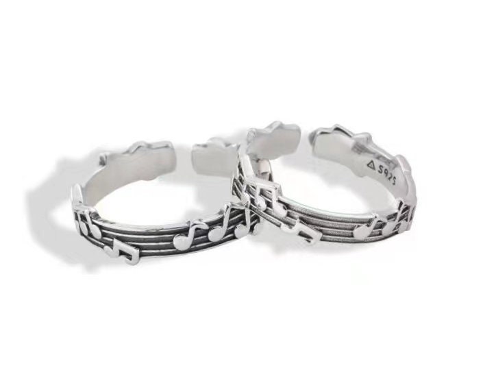 Musical Note Rings Gift for Couplevalentine's Day - Etsy