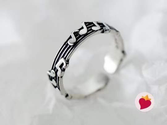 Musical Note Rings Gift for Couplevalentine's Day - Etsy