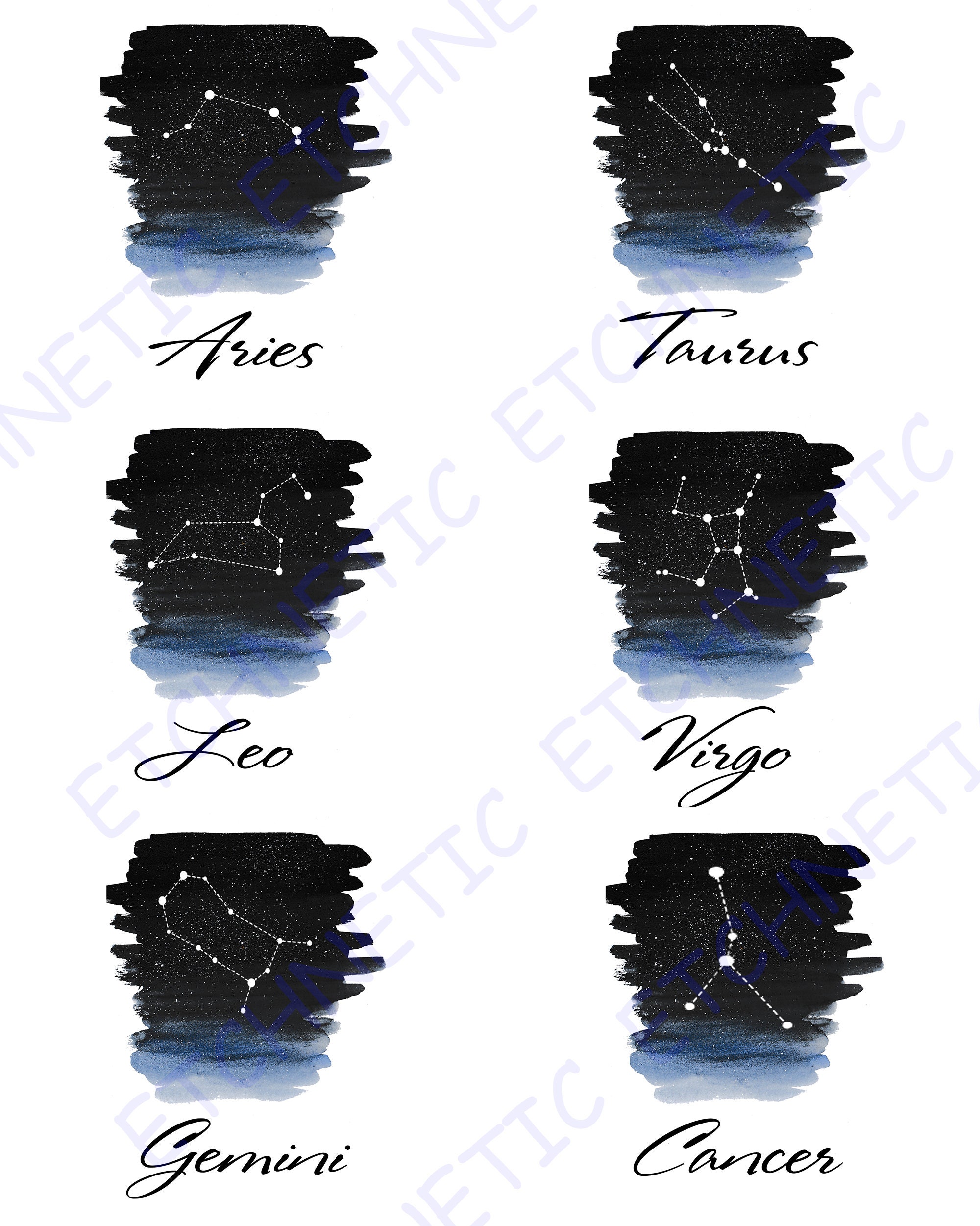 Zodiac-sign Gift Personalised Star Sign Gift Birthday Gift - Etsy