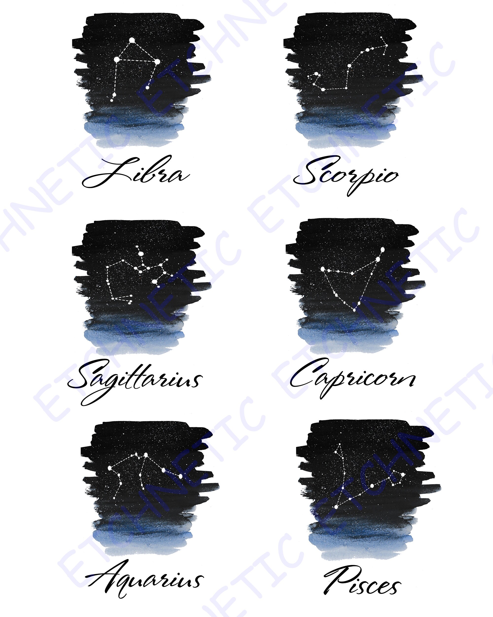 Zodiac-sign Gift Personalised Star Sign Gift Birthday Gift - Etsy