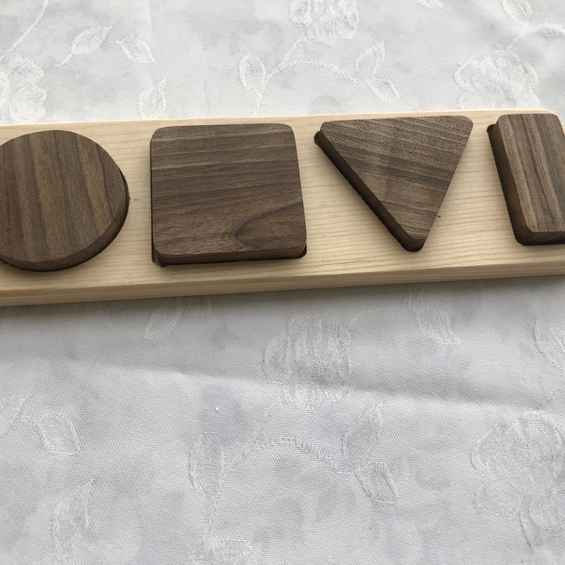 Wooden Geometric Blocks - Etsy