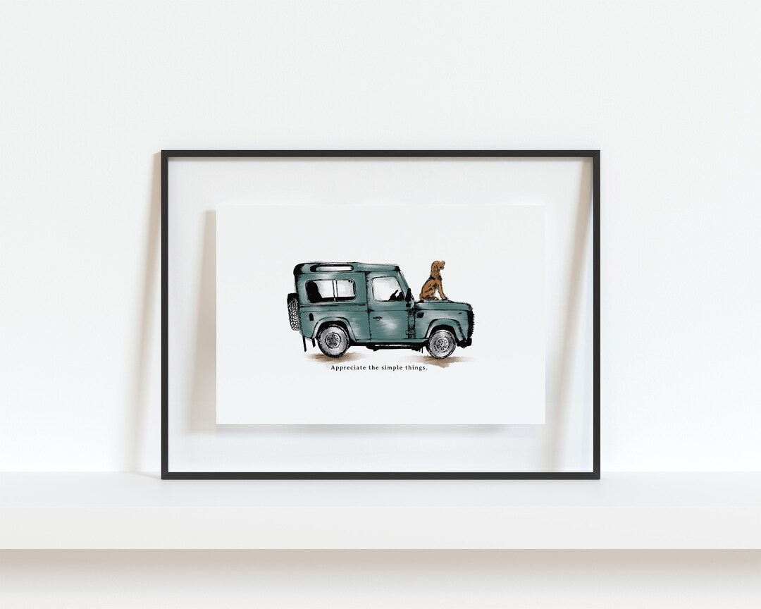Dog Named Rover (landscape) | Poster | Wall Print | A5, A4, & A3 Sizes ...