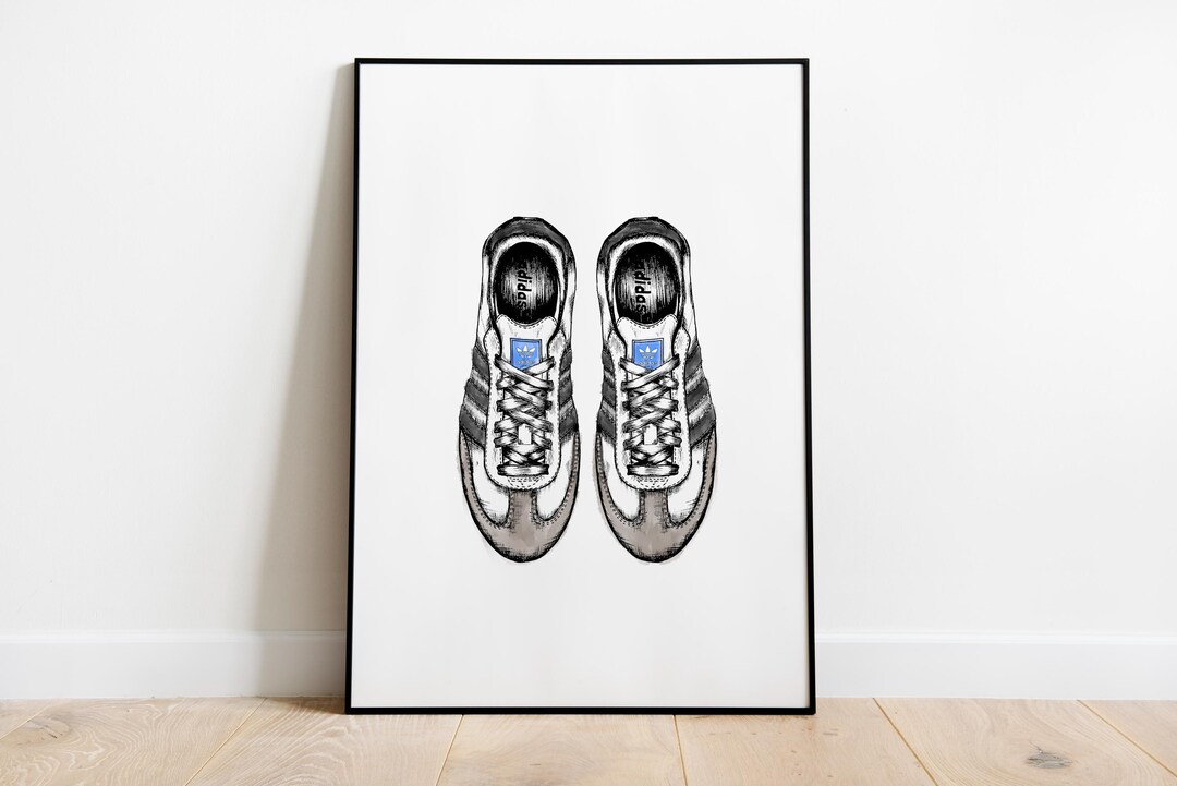 Adidas SAMBA Original Wall Print | Sneaker Poster | A4, & A3 Sizes ...