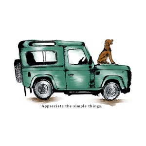 Dog Named Rover portrait Poster Wall Print A5, A4, A3 & A2 Sizes Hand ...