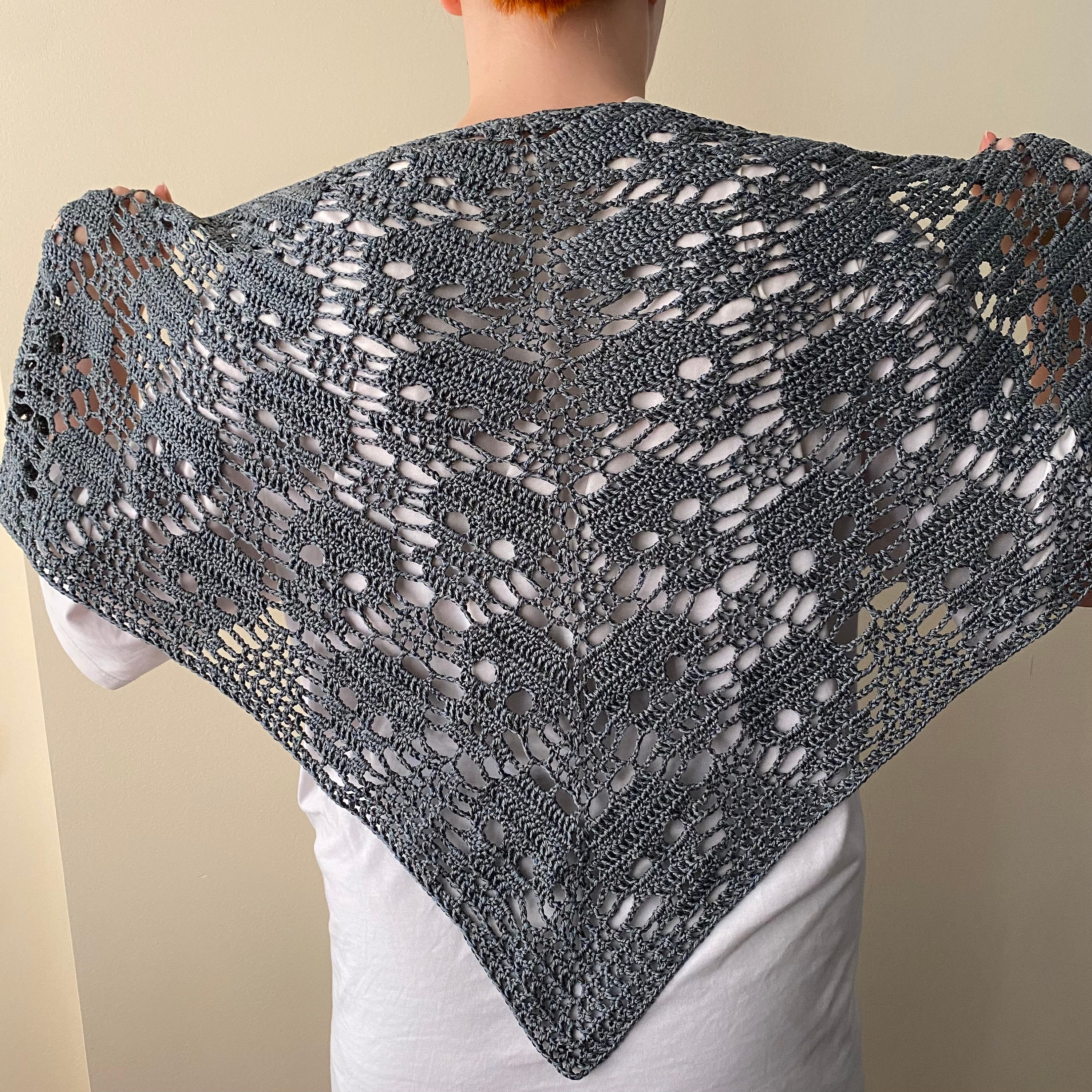 Skull Shawl Crochet Pattern: Lost Souls Goth Design (PDF Download) - Etsy