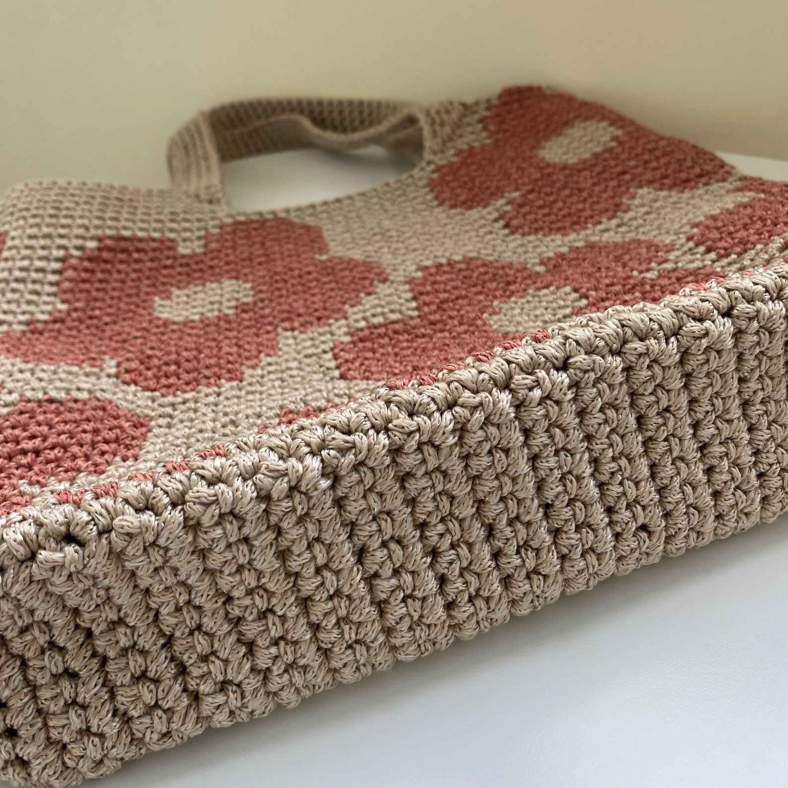 Raffia Bag Pattern, Handbag Pattern PDF, Flower Bag Crochet Pattern ...