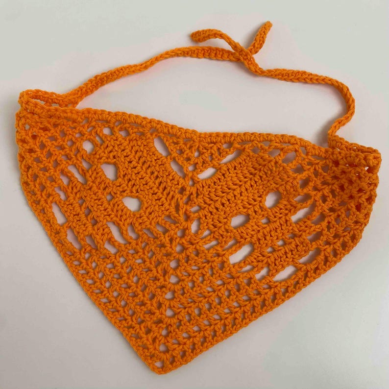 Skull Crochet Bandana Pattern: Gothic Headscarf (PDF Downloadable ...