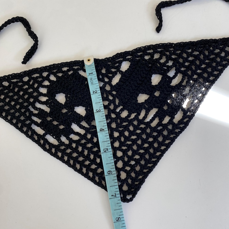 Skull Crochet Bandana Pattern: Gothic Headscarf (PDF Downloadable ...