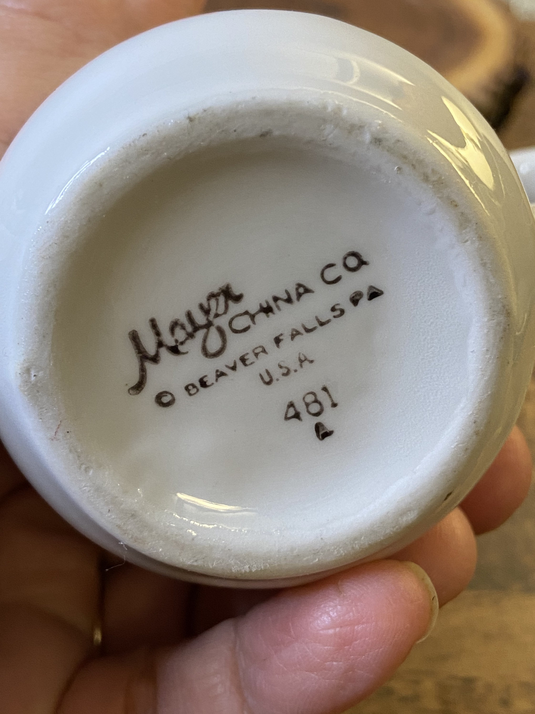 Vintage Mayer China Co. Restaurant Ware Creamer - Etsy