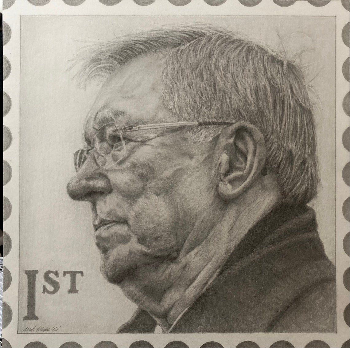 Sir Alex Ferguson 1st Class Stamp - Etsy