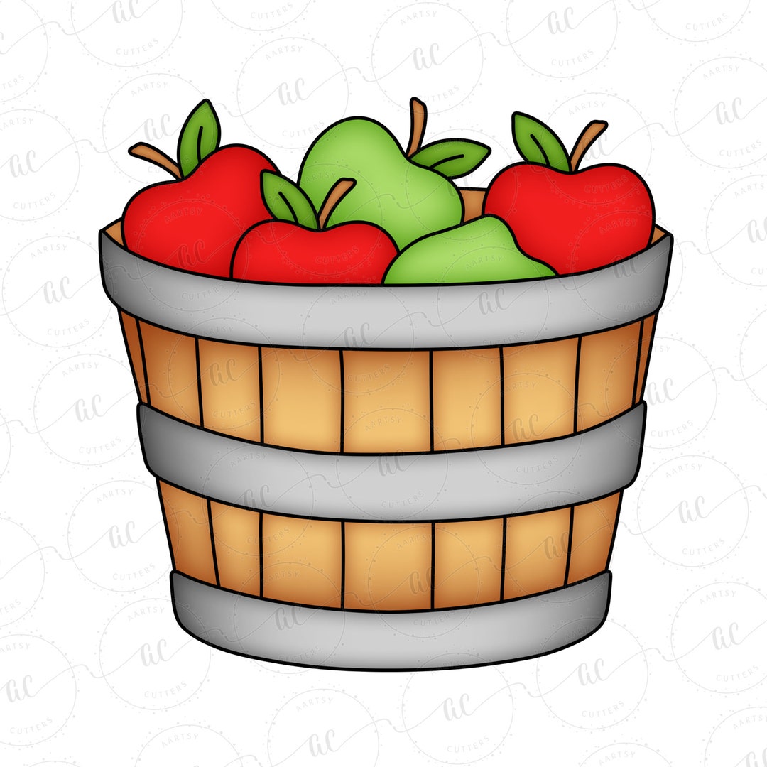 Apple Bucket Cookie Cutter - Etsy