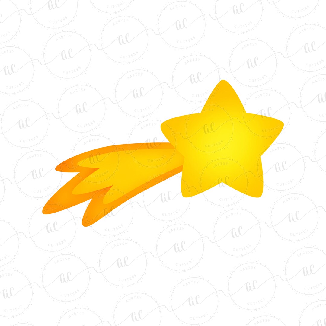 Shooting Star Cookie Cutter - Etsy