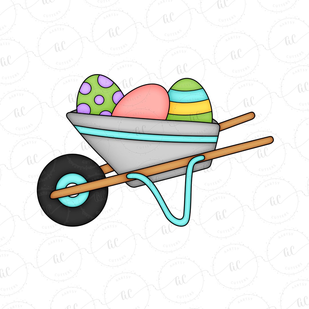 Easter Wheelbarrow Cookie Cutter - Etsy